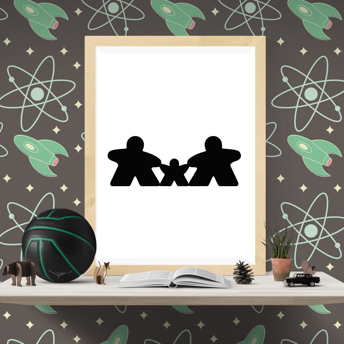 Meeple Family Vinyl Decal Sticker / Geeky Gift / Gamers / Game | Etsy