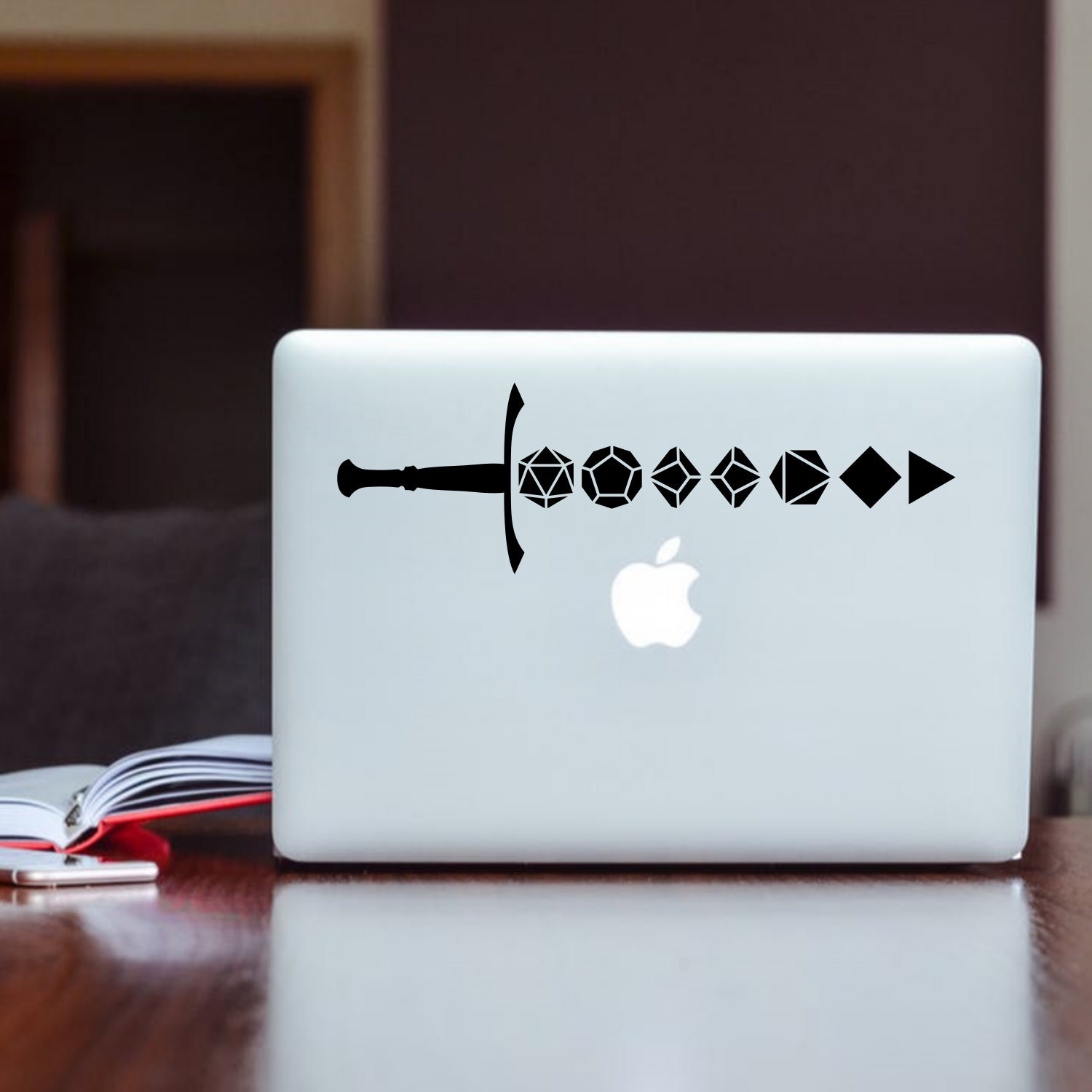 Dice Warrior DnD / Dungeons and Dragons Vinyl Decal / Sticker | Etsy