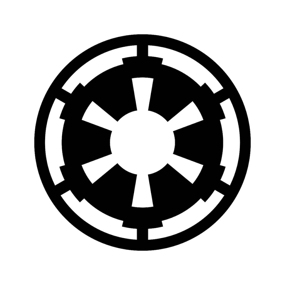 Star Wars Imperial Insignia Decal, Car, Laptop Sticker - Etsy