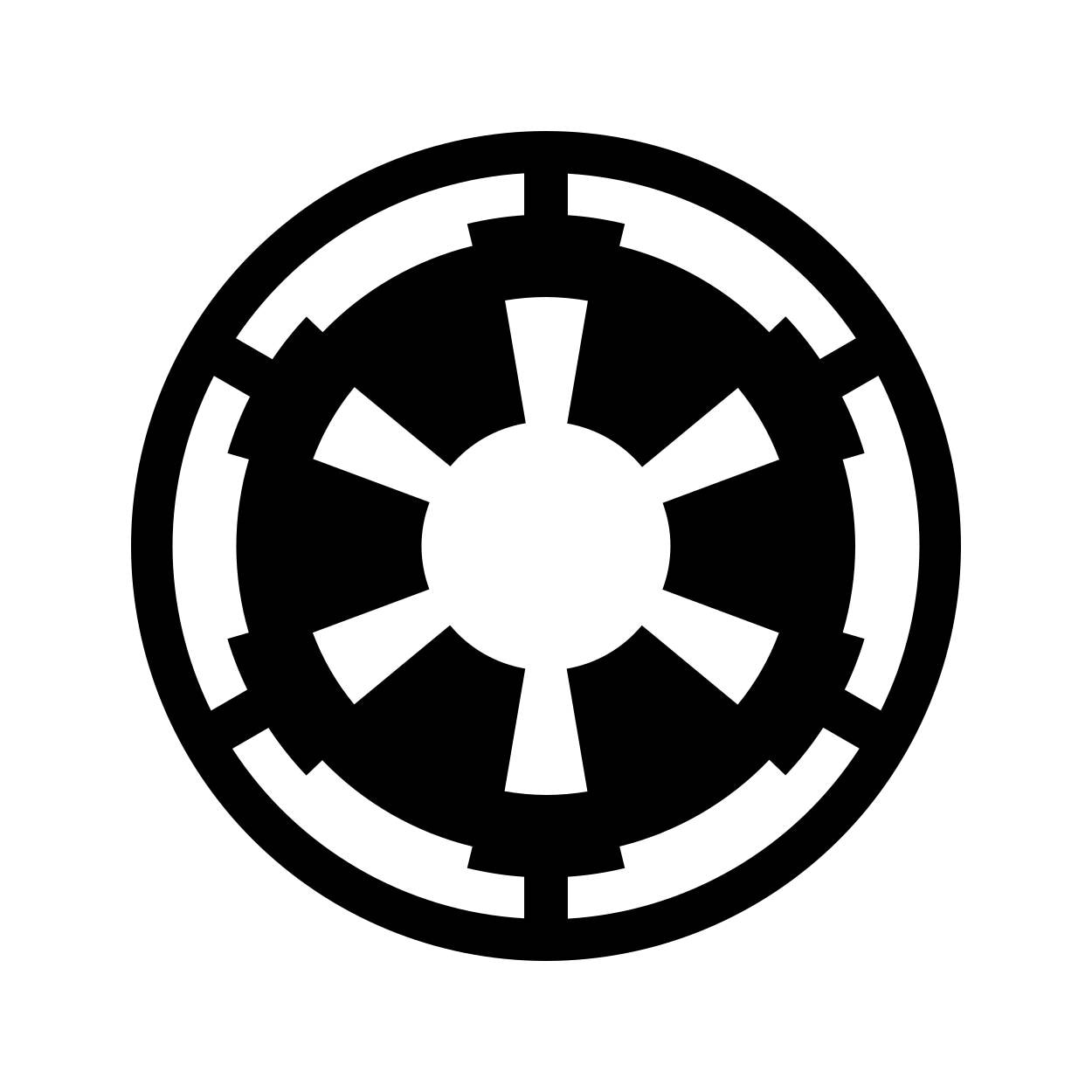 Star Wars Imperial Decal, Imperial Insignia, Imperial Sticker, Star ...