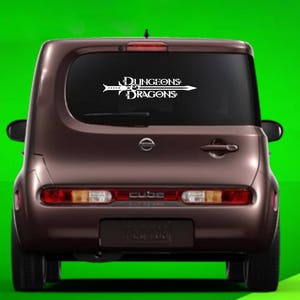 Dungeons and Dragons Vinyl Decal / Dnd 5e Vinyl Sticker / RPG Decal ...