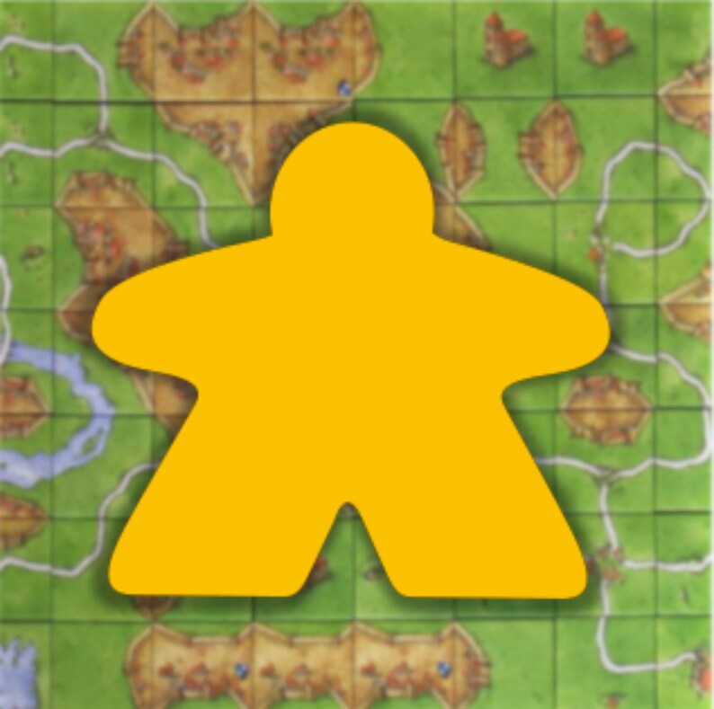Totally epic boardgame meeple vinyl decal/ Carcassonne | Etsy