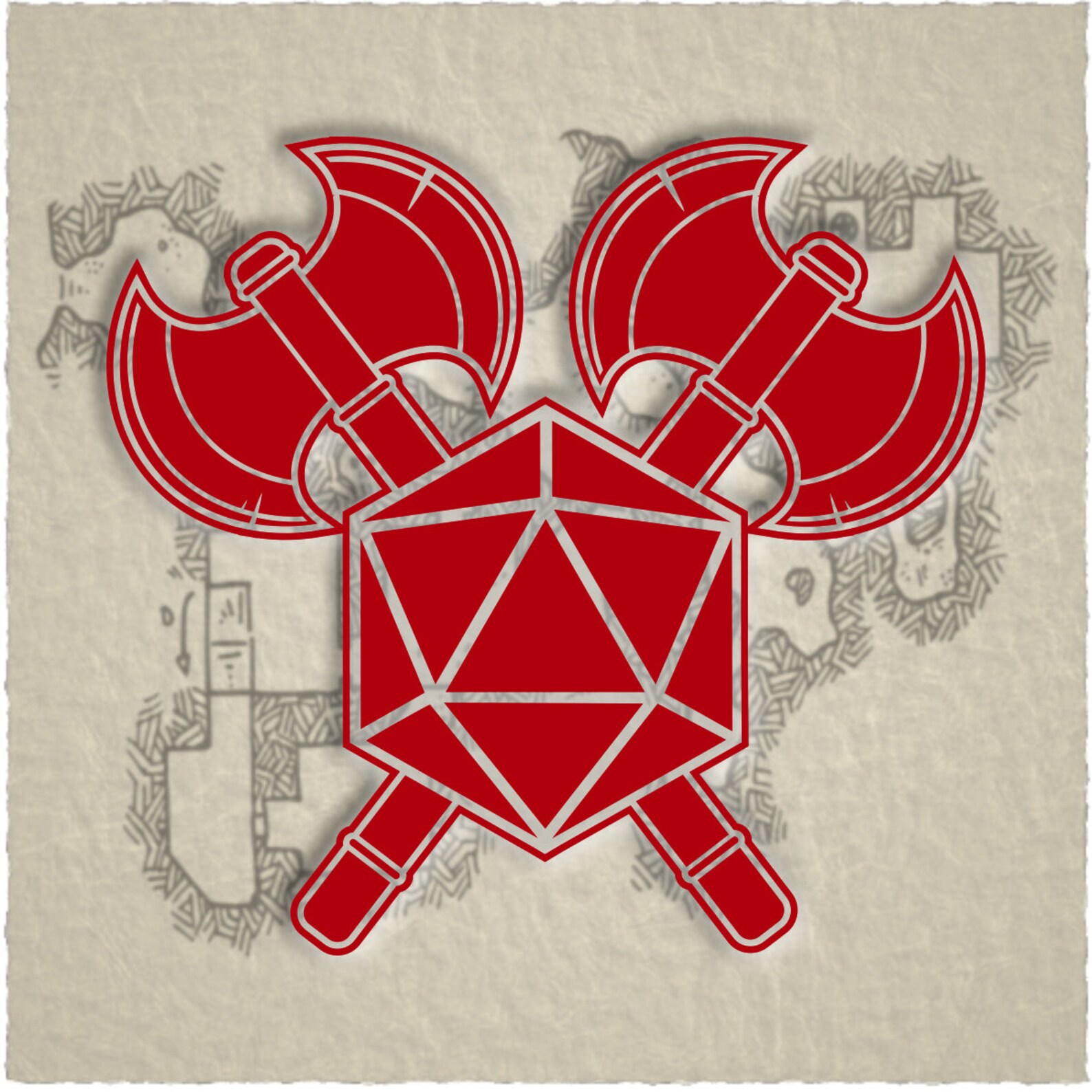 Battle Axe D20 Dice Decal / Dungeons and Dragons Decal / D20 - Etsy