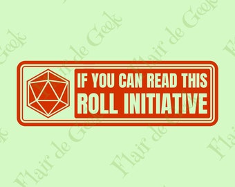 Roll for Initiative - Etsy