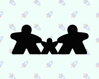 Meeple Vinyl Decal for Board Game Family Car Decal or Laptop Sticker - Etsy