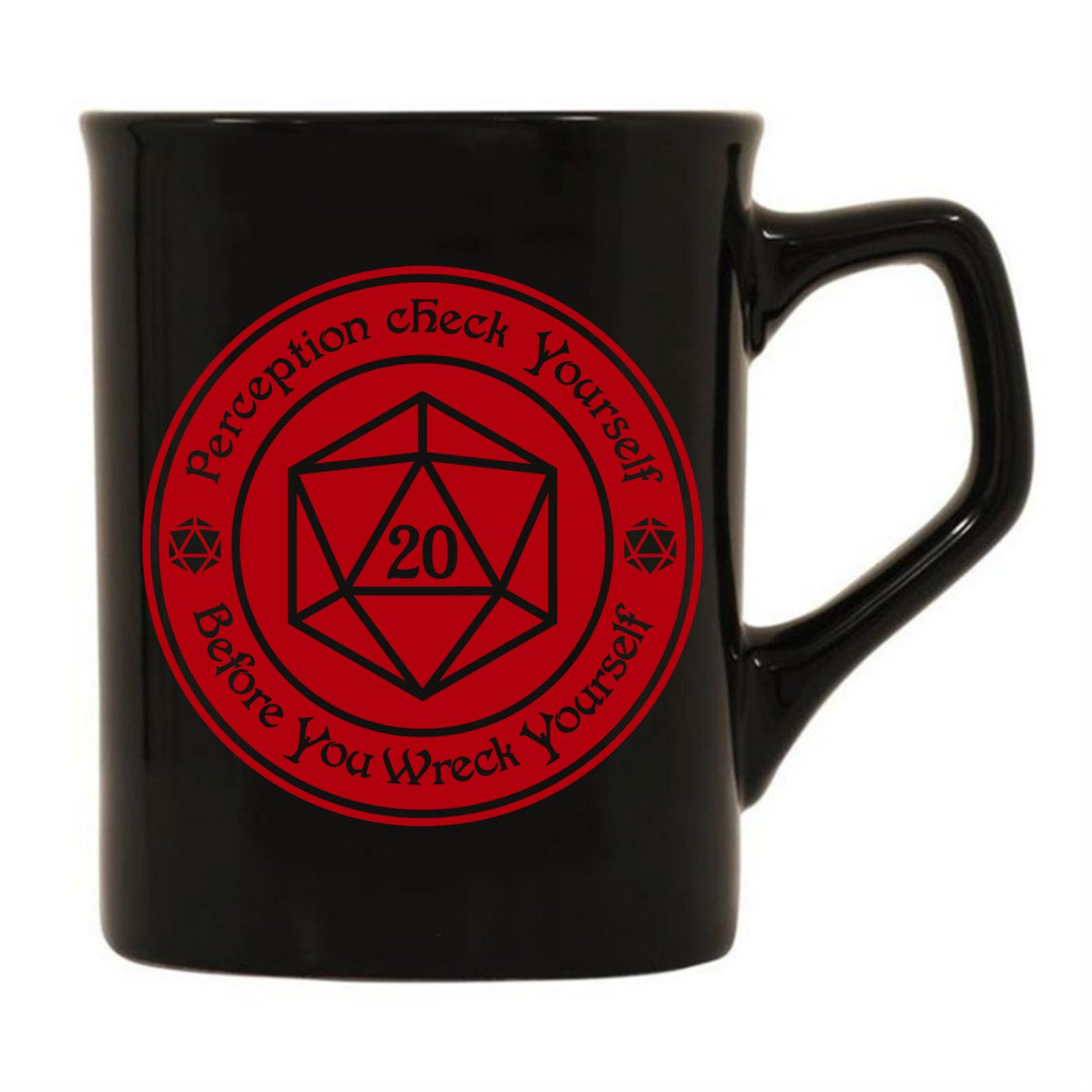 Perception Check D20 Vinyl Decal for RPG Gamers - Etsy