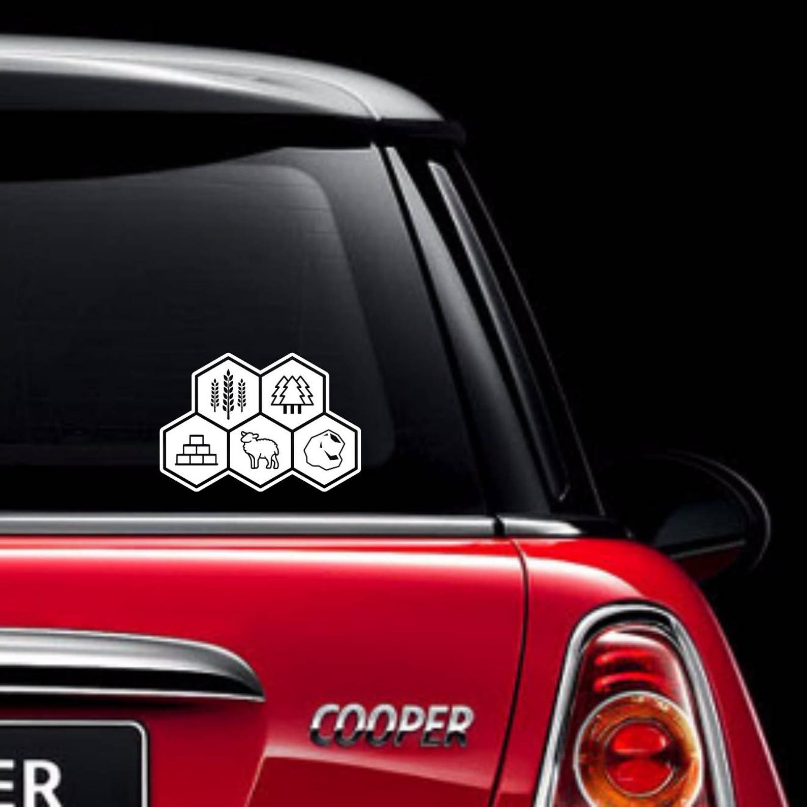 Catan Inspired Vinyl Decal - Board Game Resource Stickers - Etsy