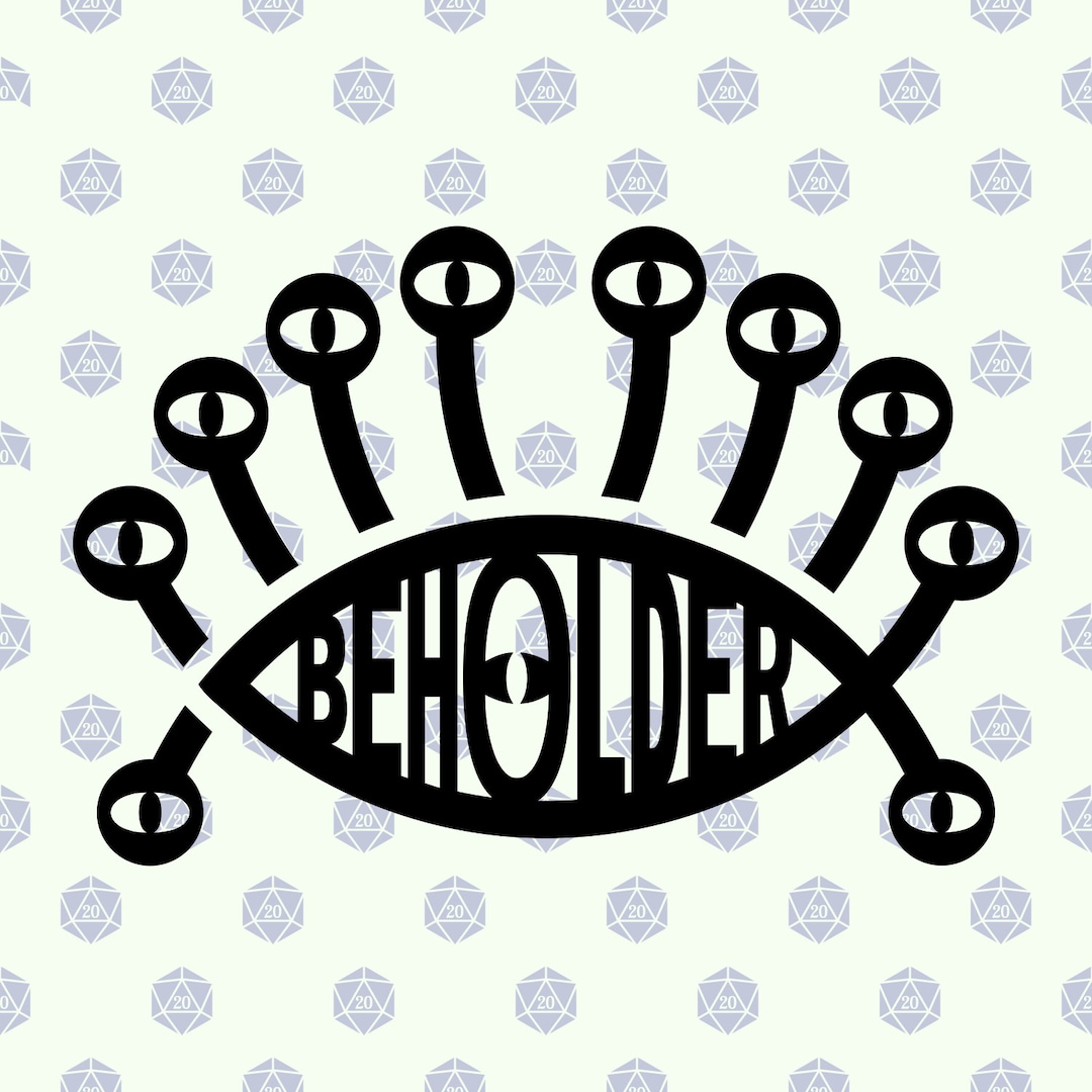 EYE of the Beholder/ Beholder/ Beholder Fish Dungeons and Dragons Vinyl ...