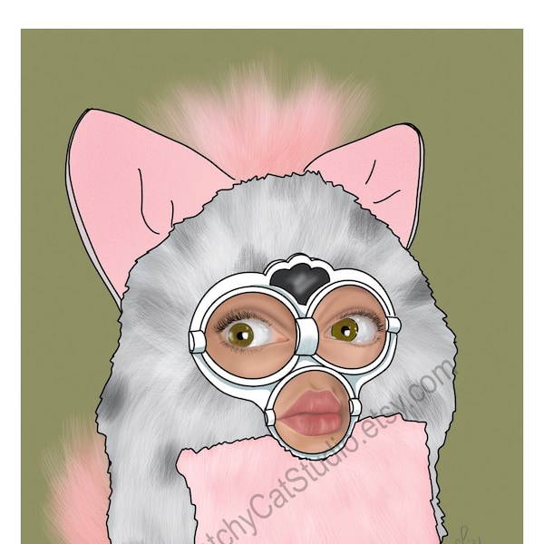 Furby Mask - Etsy