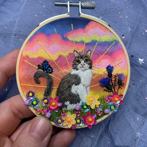 Custom 3 Mini Cat Portrait - Etsy