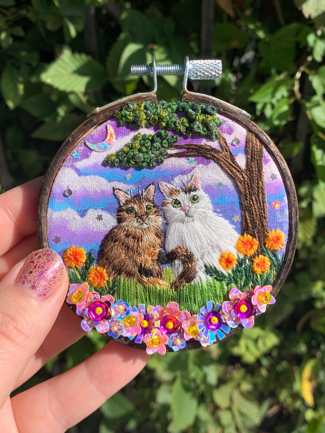 Custom 3" DOUBLE Cat Portrait - Etsy