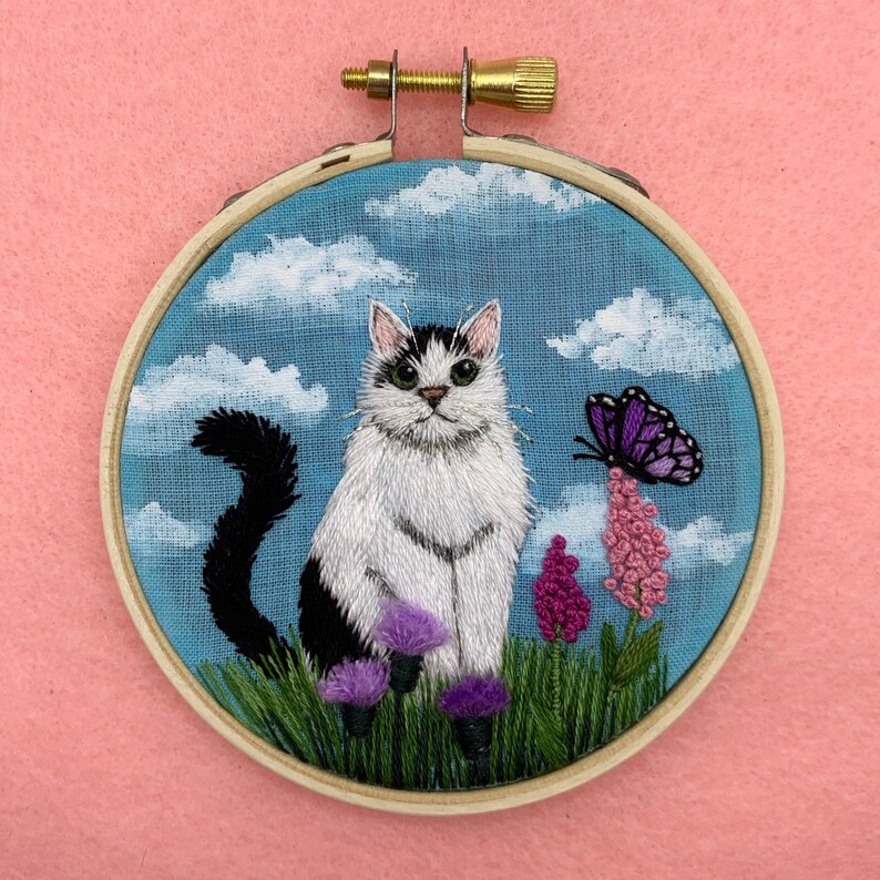 Custom 3 Mini Cat Portrait - Etsy