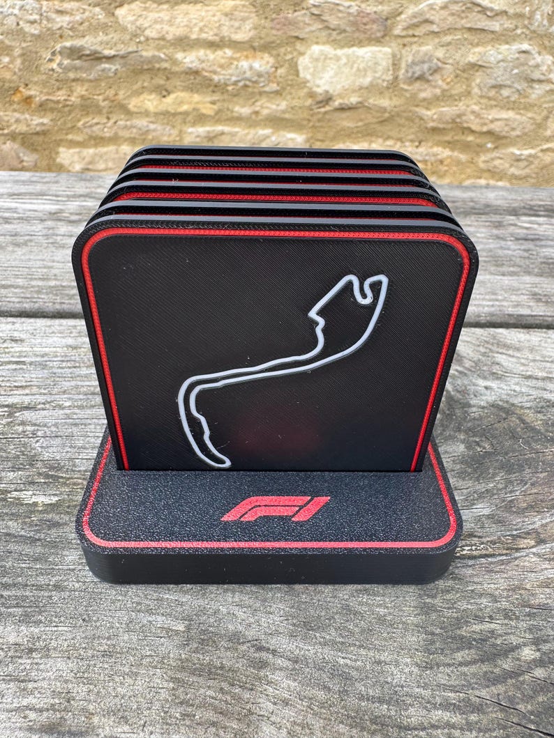 Formula One Coasters | F1 Coasters | Set of 6 Famous Race Tracks - Etsy