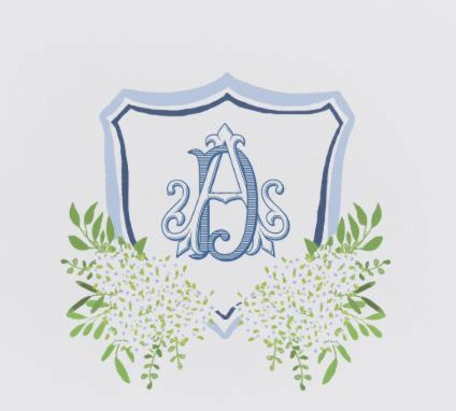 Custom Wedding Crest and Monogram Design | Elegant & Personalized - Etsy