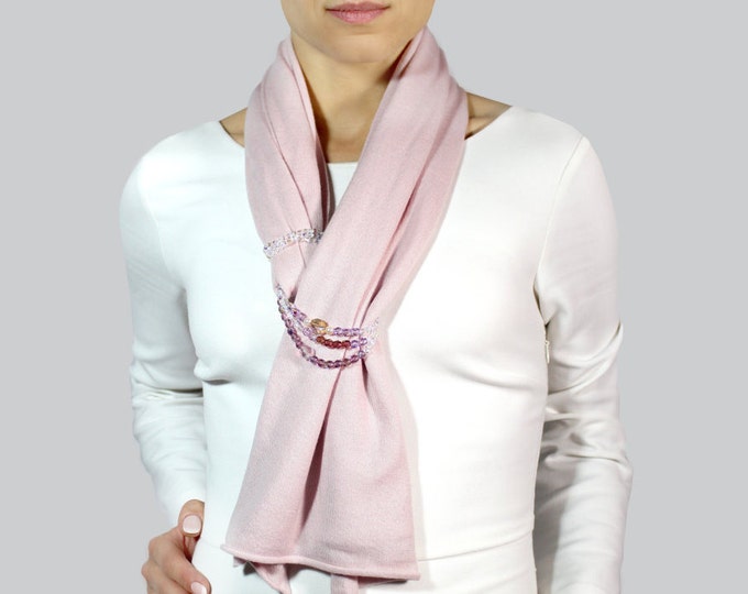 Pink Cashmere Scarf, Women's Cashmere Scarf, Cashmere Wrap - Etsy