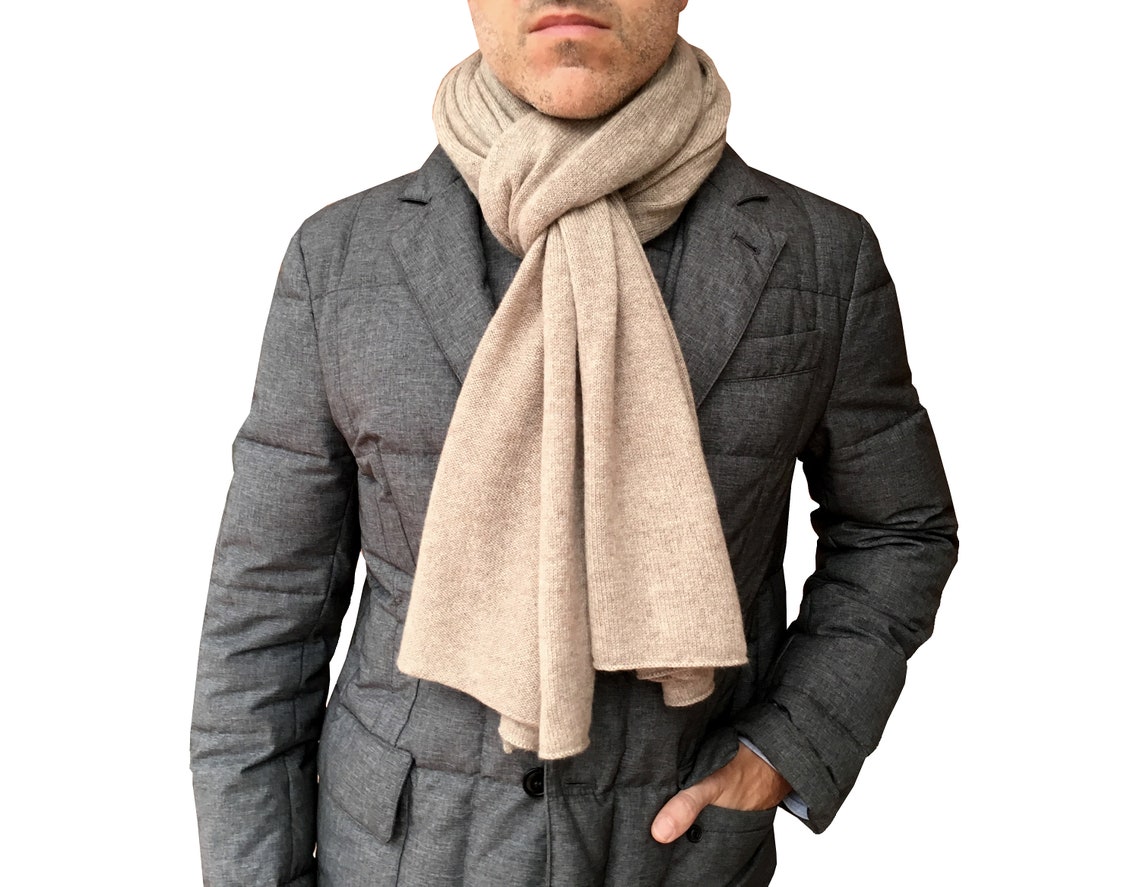 100% Cashmere Scarf - Made in Italy - Etsy