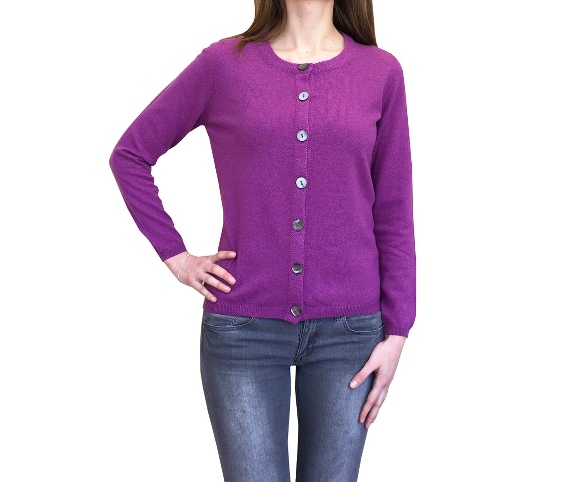 Women Cardigan 100% Cashmere Made in Italy - Etsy