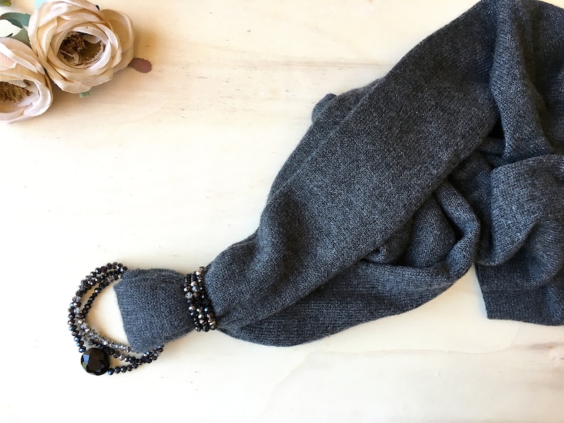 Cashmere Jewelry Blanket Scarf, Jewelry Scarf - Etsy