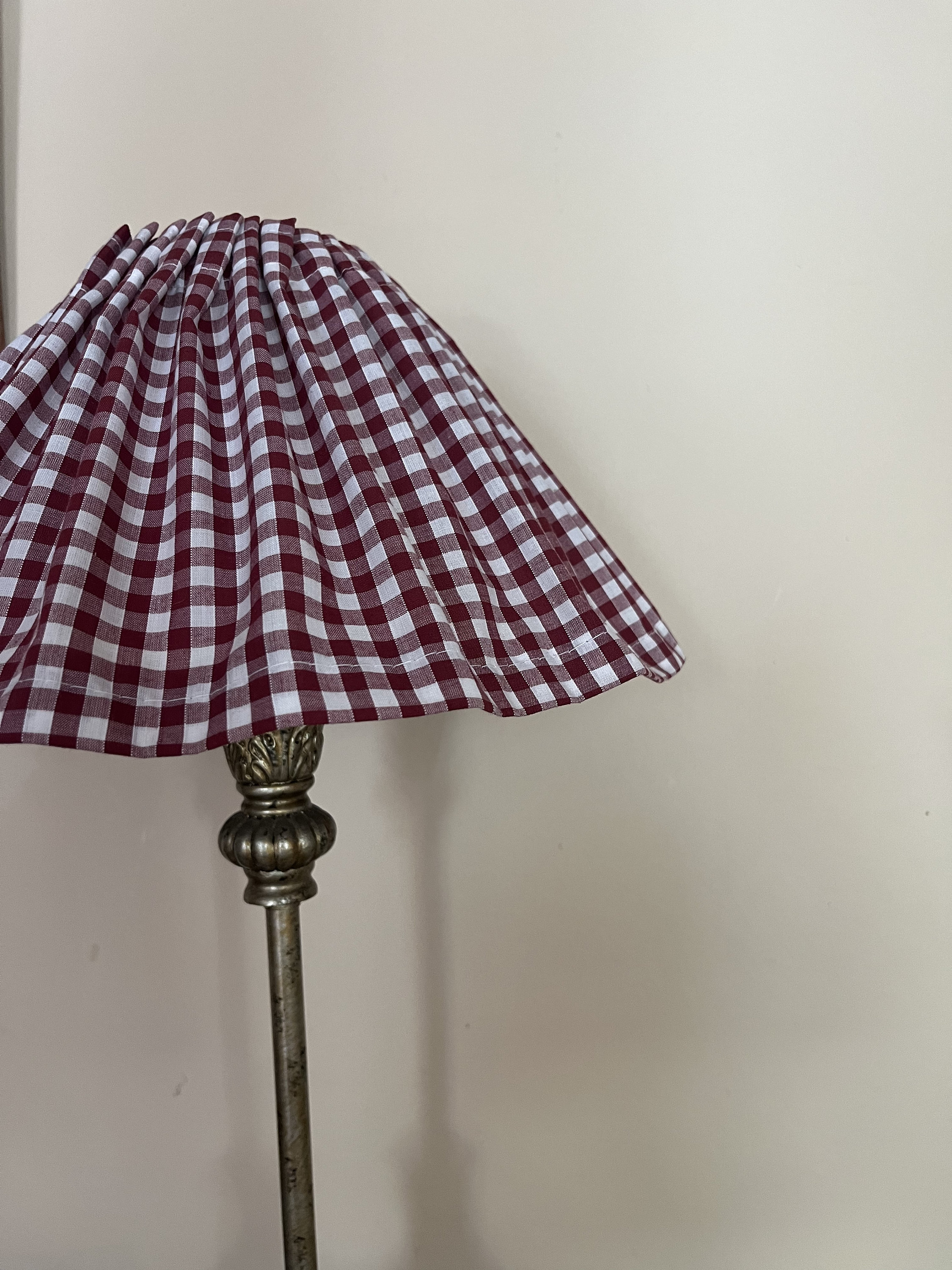 Mulberry Check Ruffle Shade - Etsy