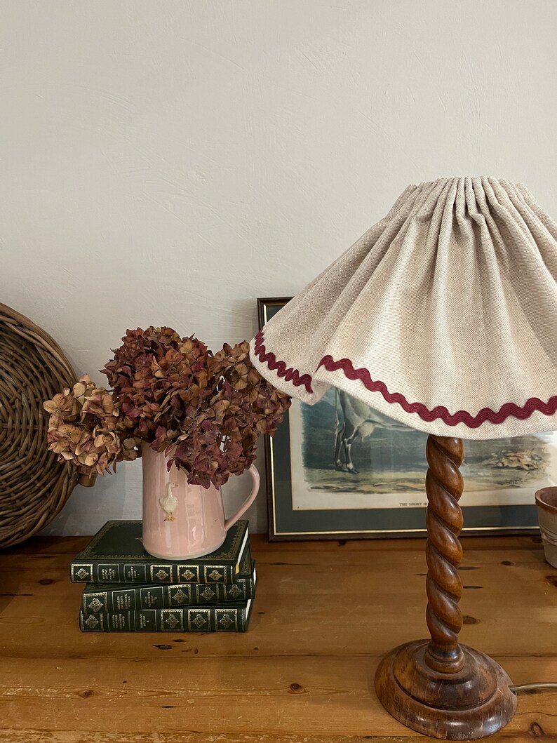 Mulberry Ric-rac Ruffle Shade - Etsy