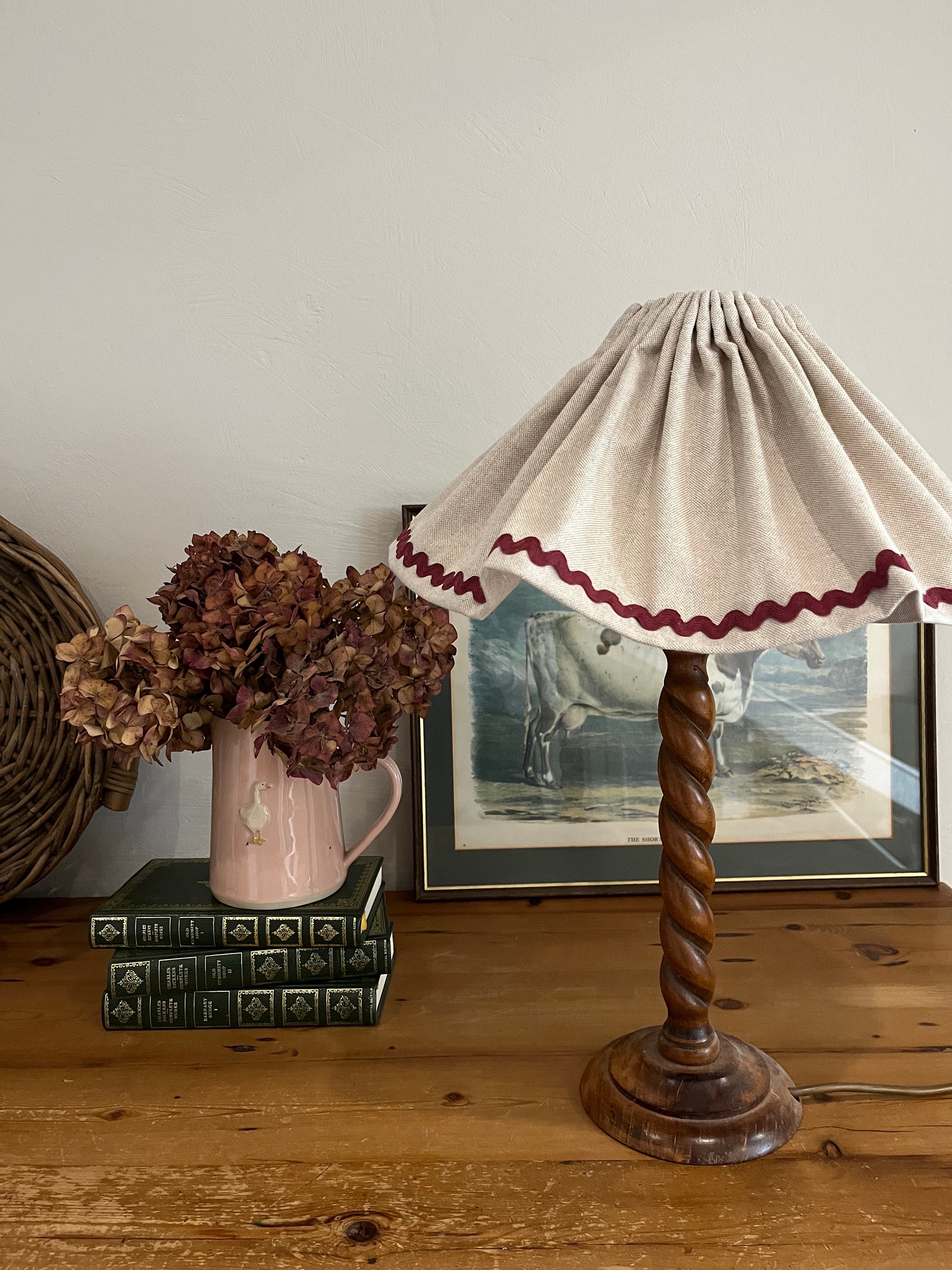 Mulberry Ric-rac Ruffle Shade - Etsy