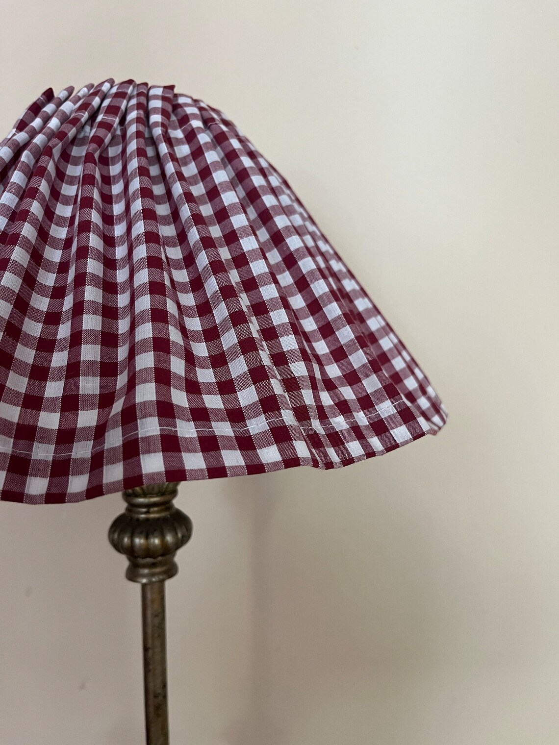 Mulberry Check Ruffle Shade - Etsy