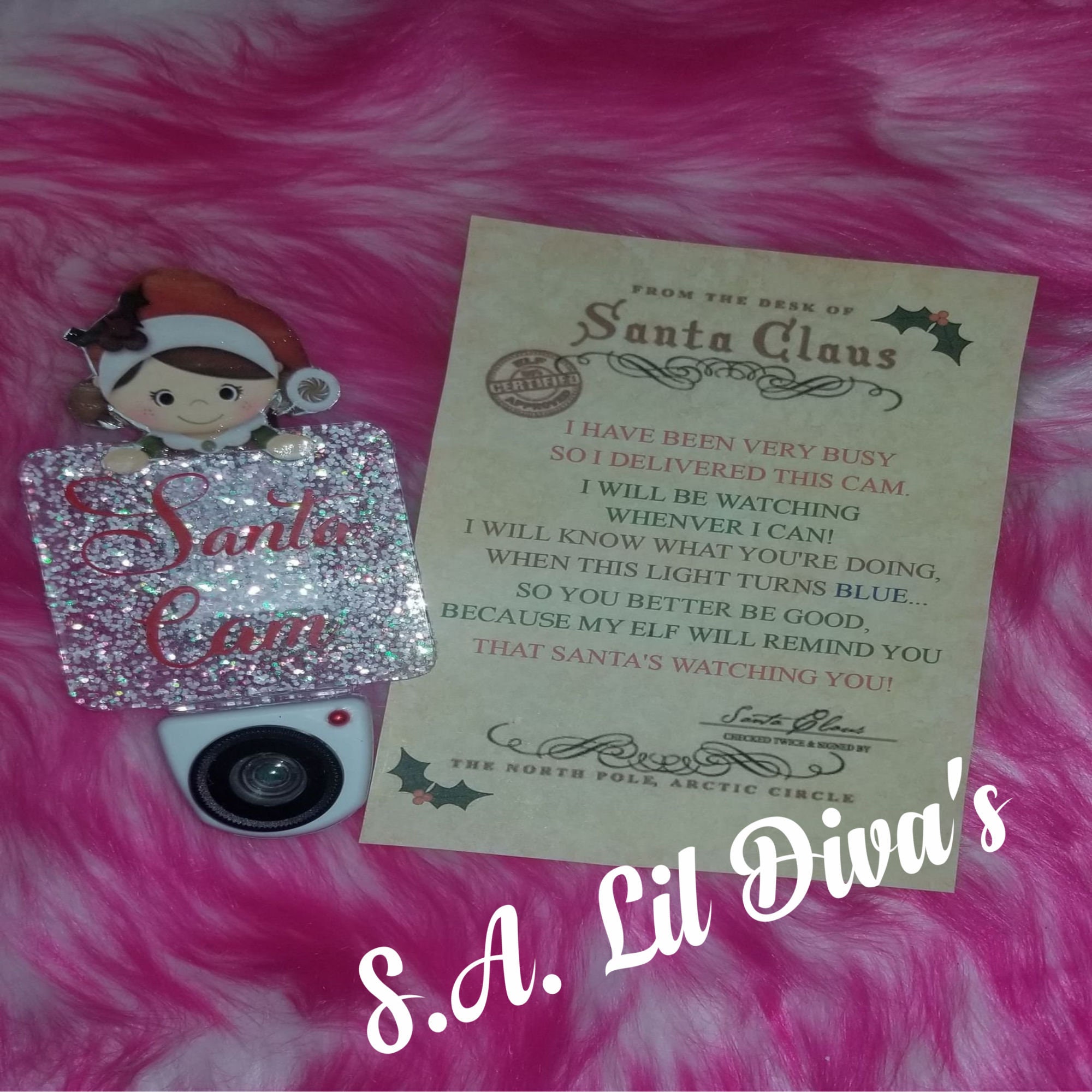 Santa Elf Camera, Elf Camera Night Light, Christmas Night Light, Santa ...