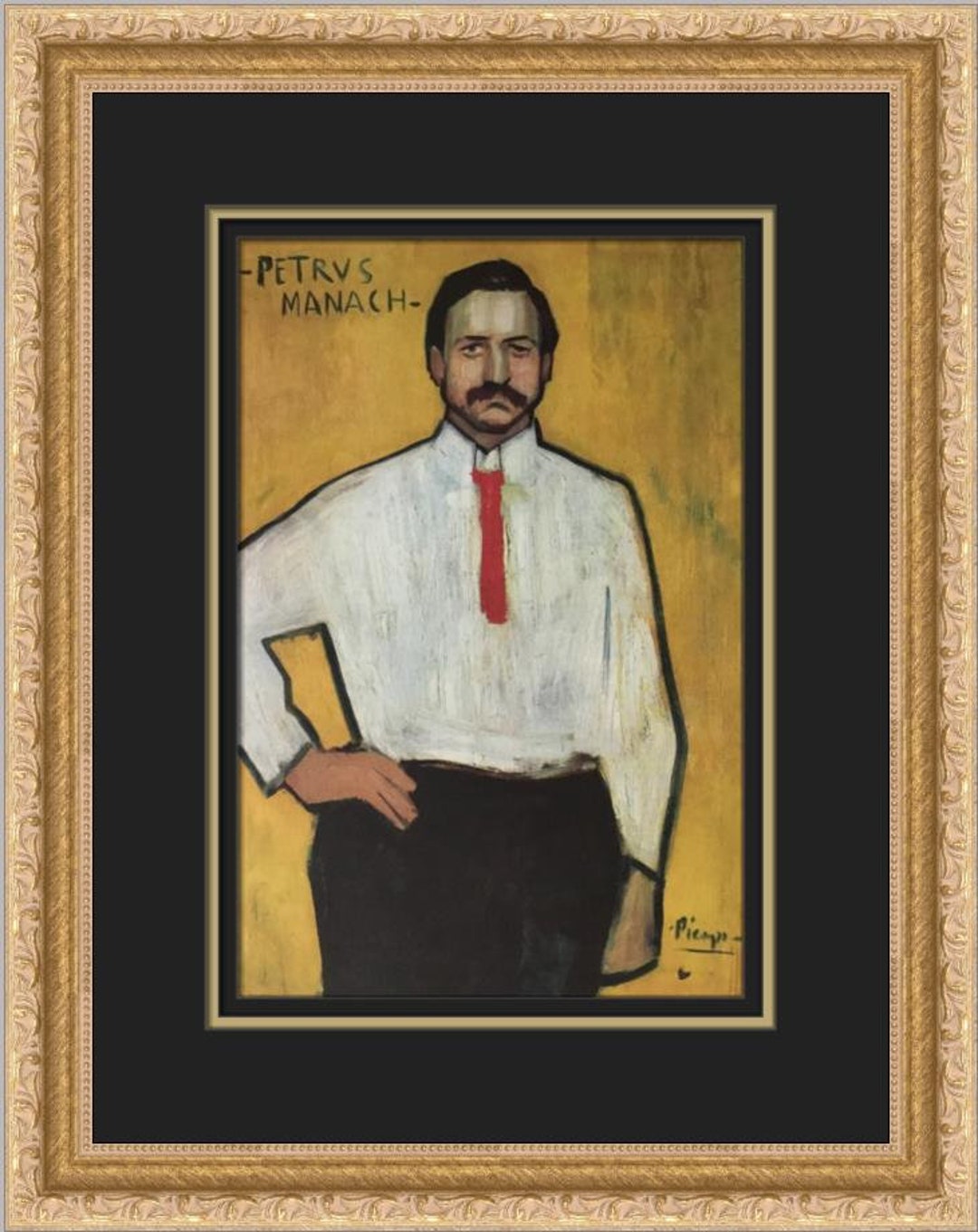 Pablo Picasso A Portrait of Pedro Manach Custom Framed Print - Etsy