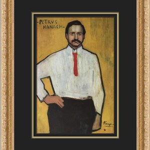 Pablo Picasso A Portrait of Pedro Manach Custom Framed Print - Etsy