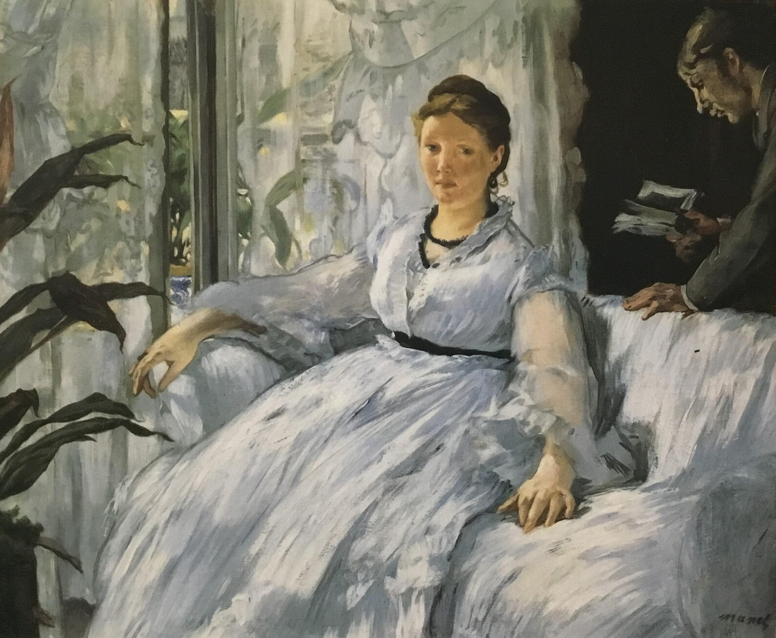 Edouard Manet Mme Manet and Leon Custom Framed Print - Etsy