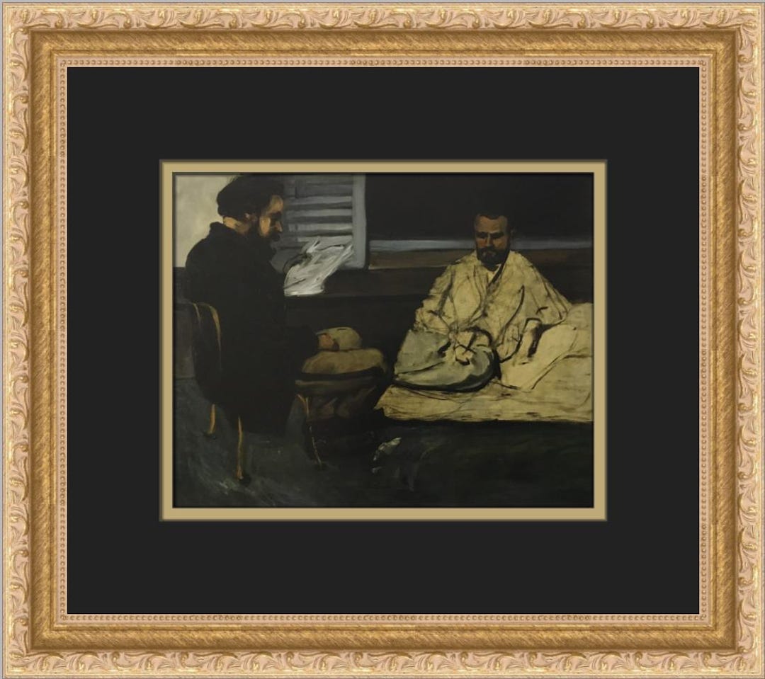 Paul Cezanne Paul Alexis Reading to Emile Zola Custom Framed Print - Etsy