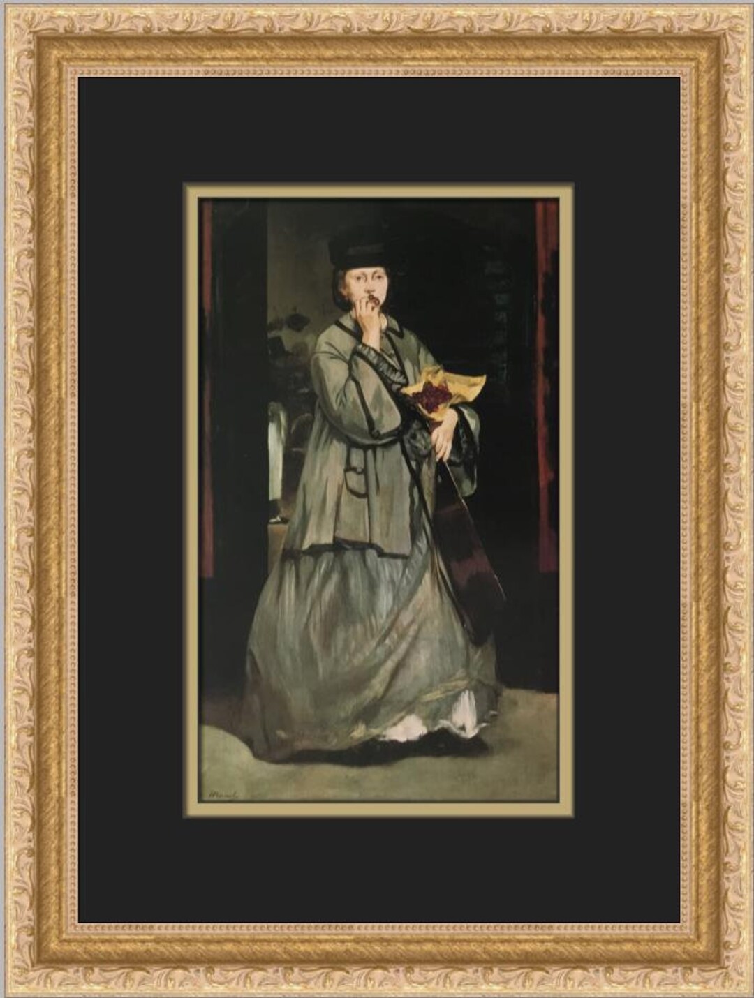 Edouard Manet the Street Singer Custom Framed Print - Etsy