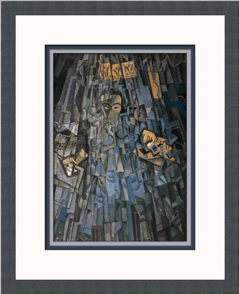 Salvador Dali Cubist Self-portrait Custom Framed Print - Etsy