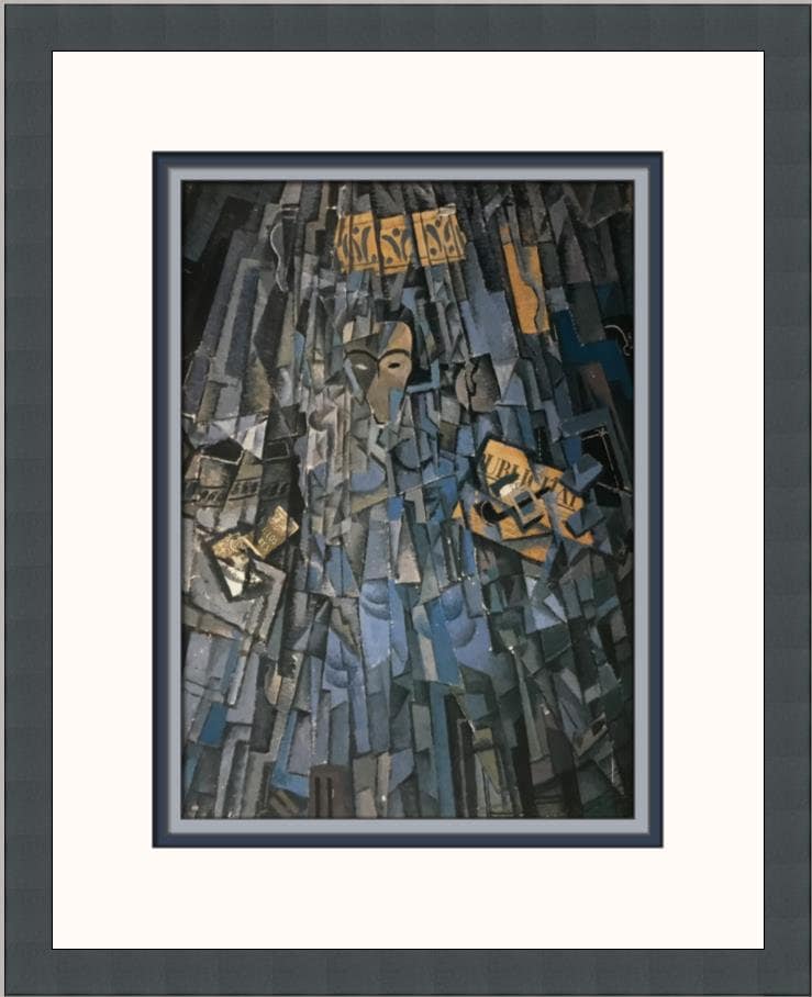 Autorretrato cubista de Salvador Dalí Lámina enmarcada personalizada ...