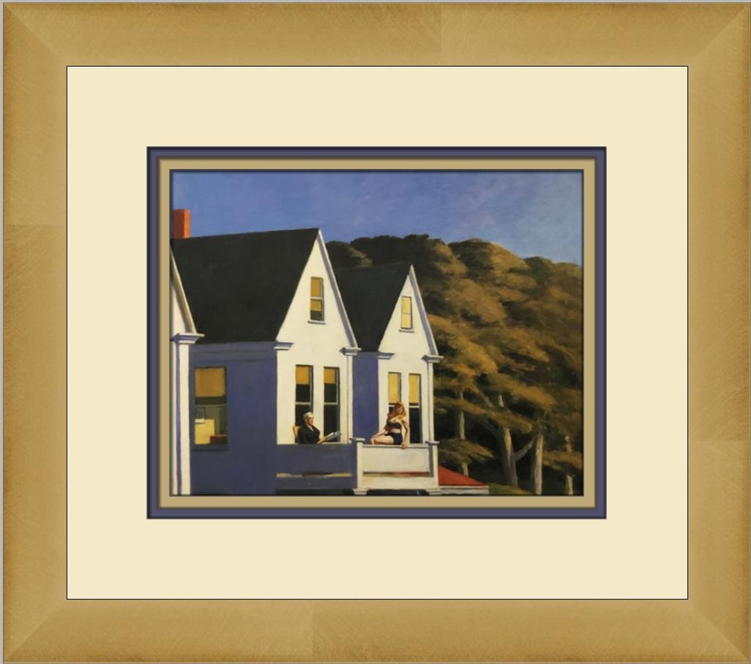 Edward Hopper Second Story Sunlight Custom Framed Print - Etsy
