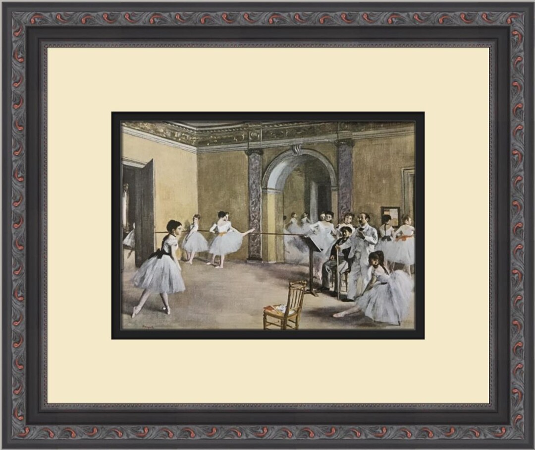 Edgar Degas the Dance Examination Custom Framed Print - Etsy