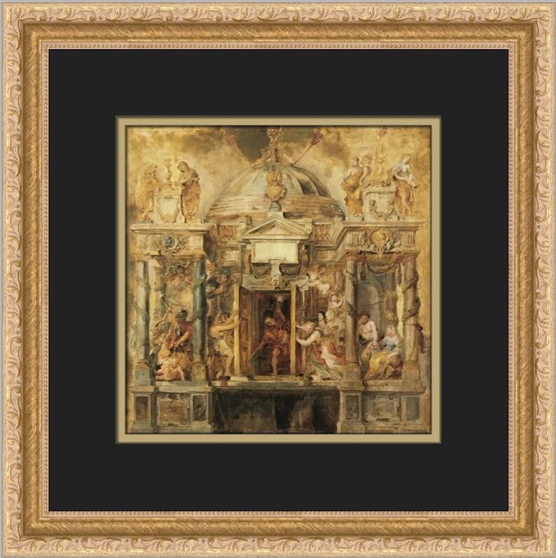 Peter Paul Rubens the Temple of Janus Custom Framed Print - Etsy