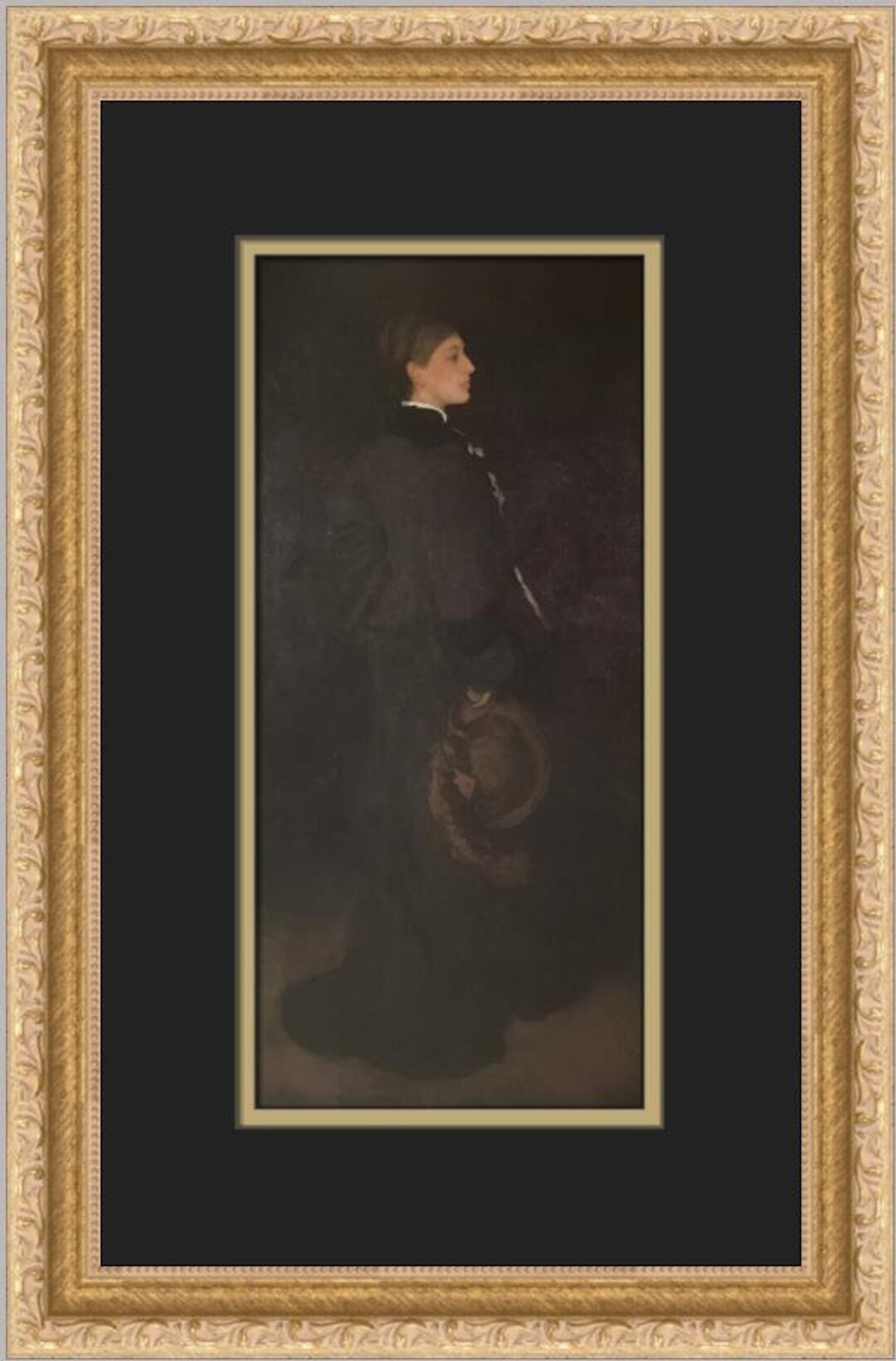 James Whistler Portrait of Miss Rosa Corder Custom Framed Print - Etsy