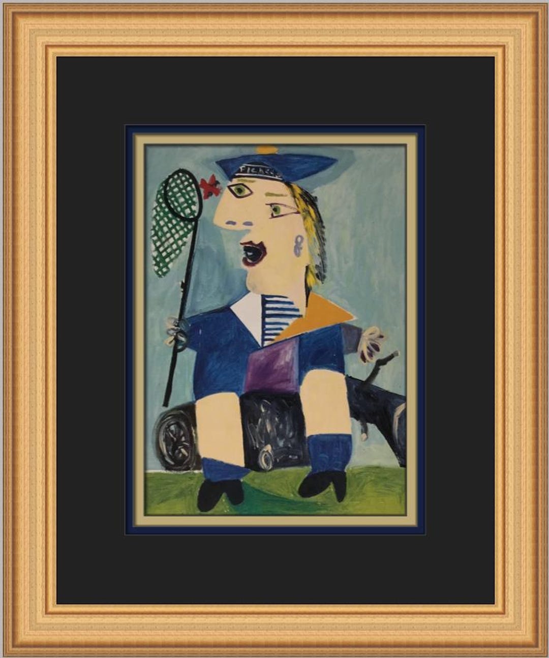 Pablo Picasso Maya in a Sailor Suit Custom Framed Print - Etsy