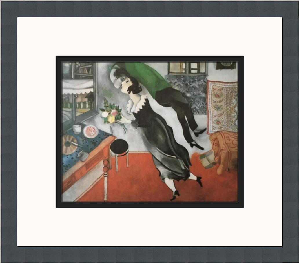 Marc Chagall the Birthday Custom Framed Print - Etsy