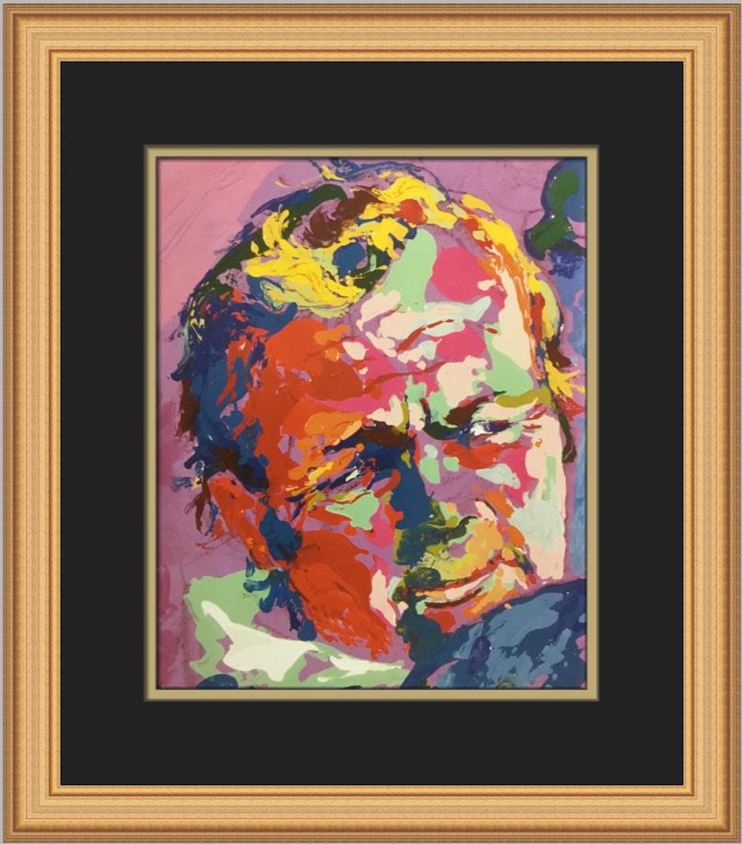 Leroy Neiman Greg Norman Custom Framed Print - Etsy