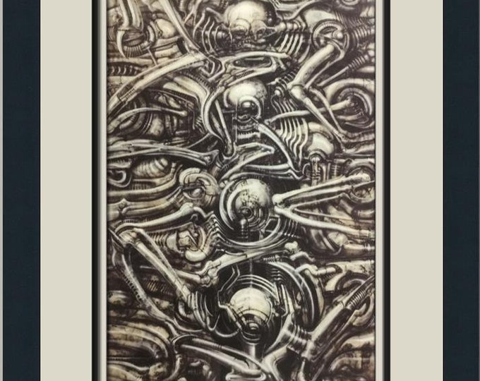 HR Giger H. R. Giger Biomechanoid Landscape Custom Framed Print - Etsy