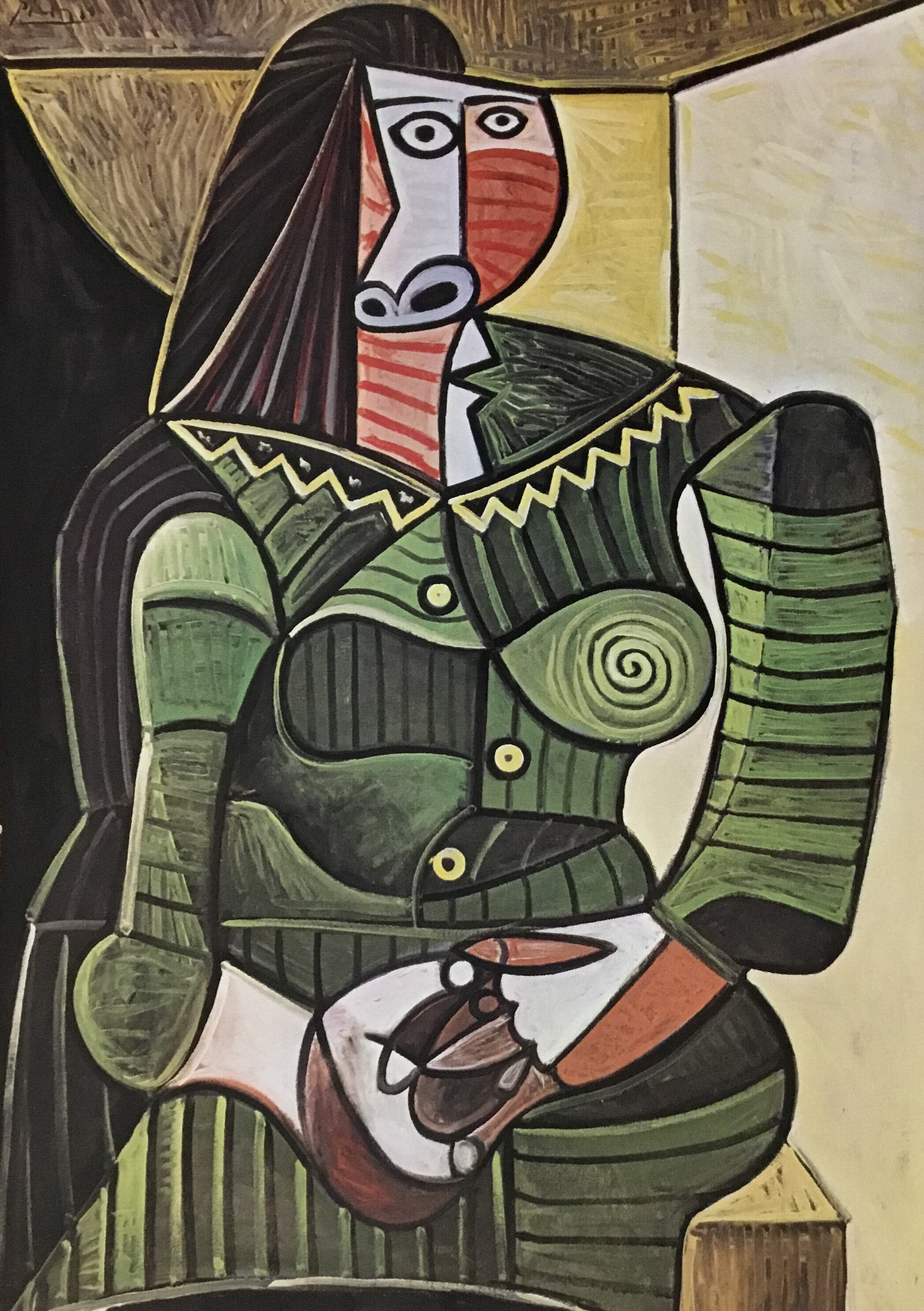 Pablo Picasso Woman in Green Custom Framed Print - Etsy