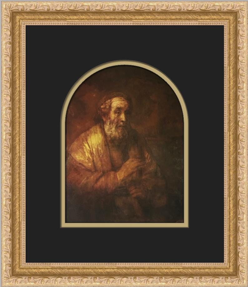 Rembrandt Portrait of Homer Custom Framed Print - Etsy