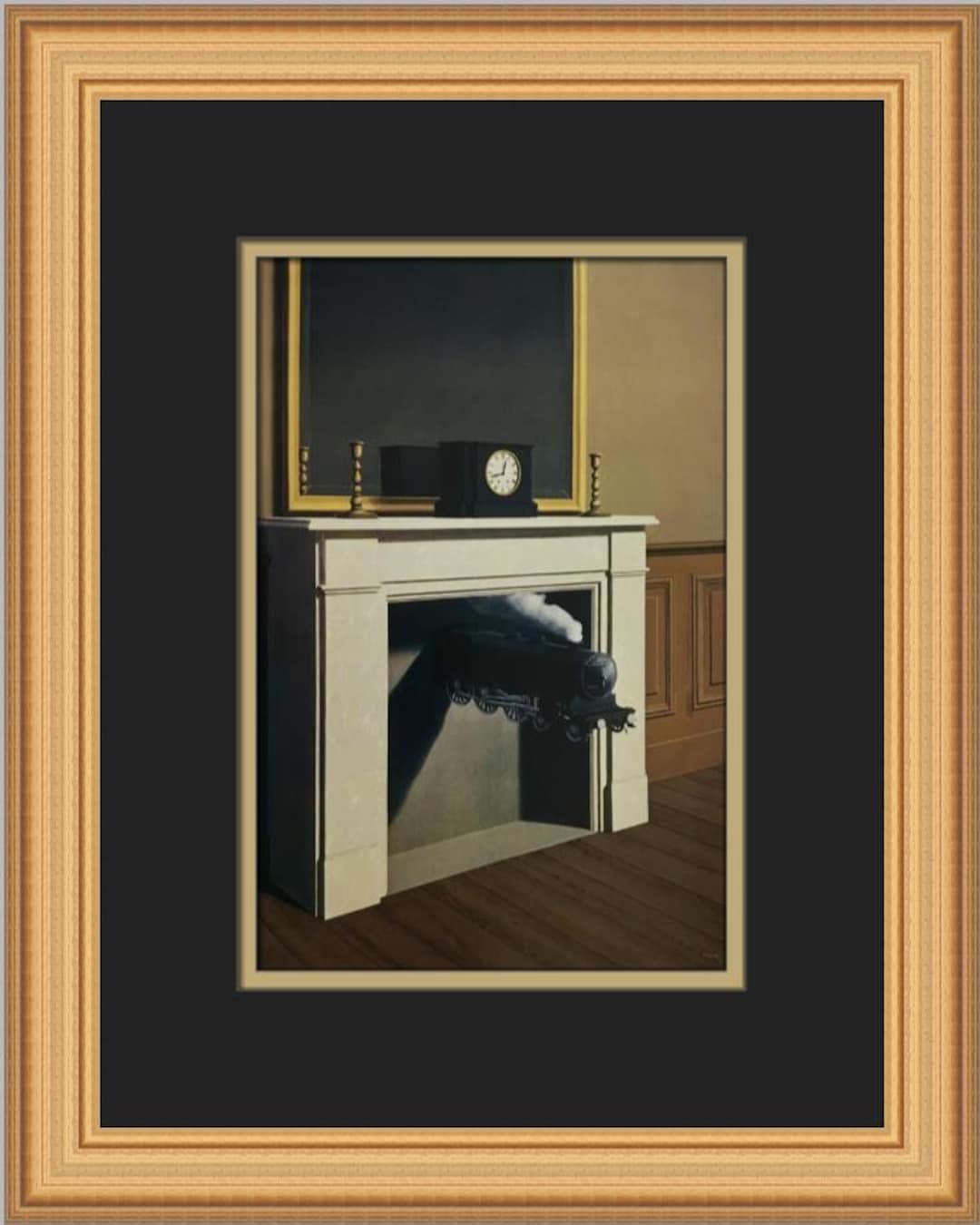 Rene Magritte Time Transfixed Custom Framed Print - Etsy