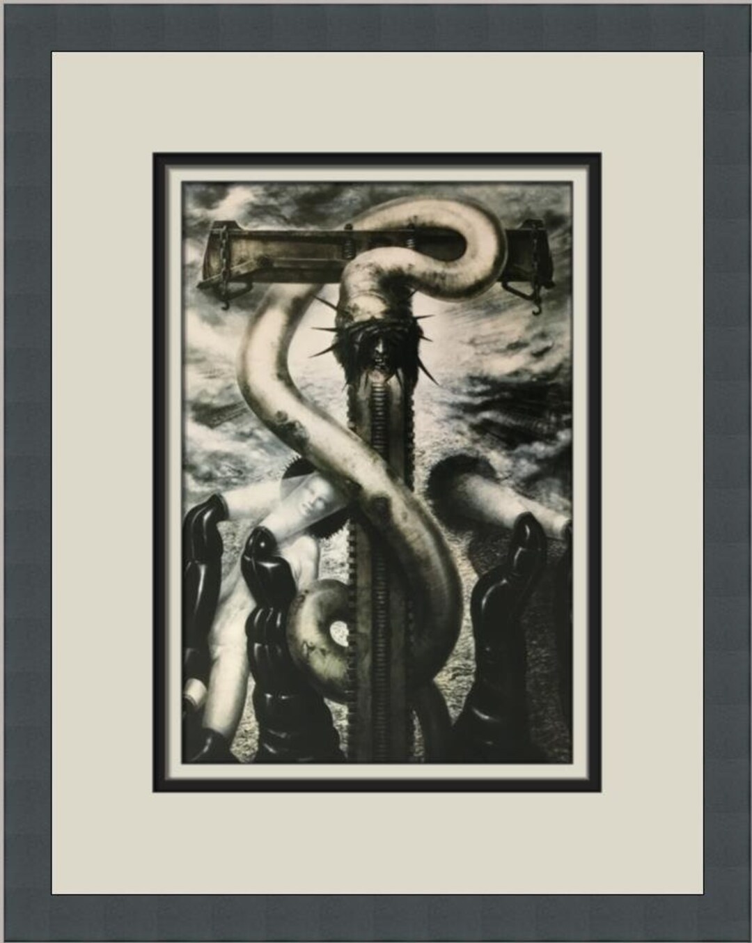 HR Giger H. R. Giger Chider Grun Custom Framed Print - Etsy
