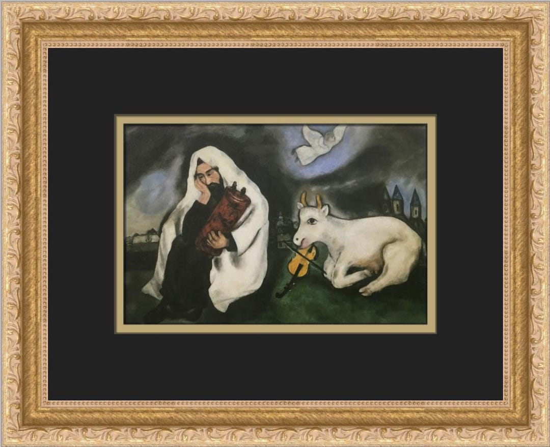 Marc Chagall Solitude Custom Framed Print - Etsy