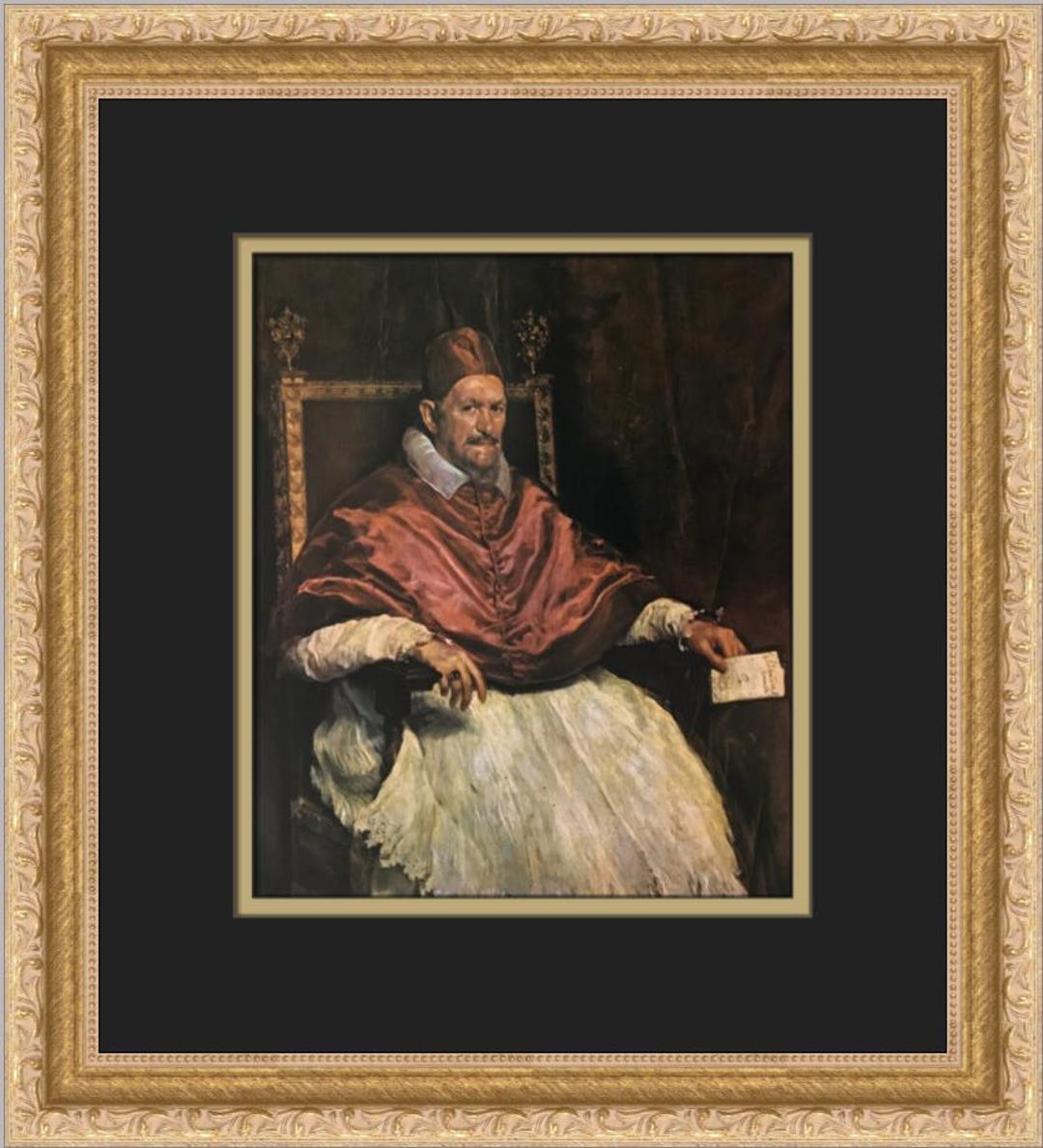 Diego Velazquez Portrait of Pope Innocent X Custom Framed Print - Etsy