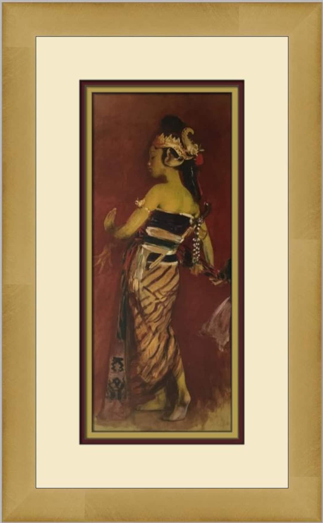 John Singer Sargent Javanese Dancing Girl Custom Framed Print - Etsy