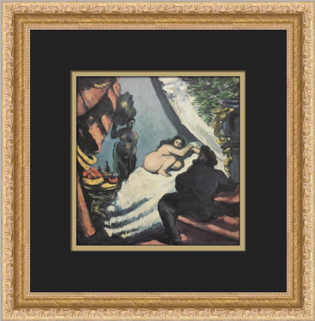 Paul Cezanne A Modern Olympia Custom Framed Print - Etsy